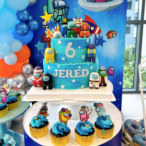 Among Us cake singapore/Among Us game/ space/ galaxy Cake - River Ash ...