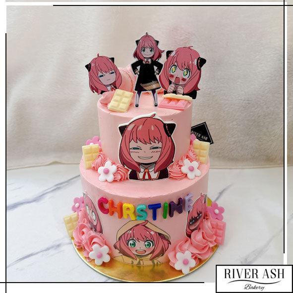 Anya I-spy cake SG/Anime comic cake singapore - River Ash Bakery