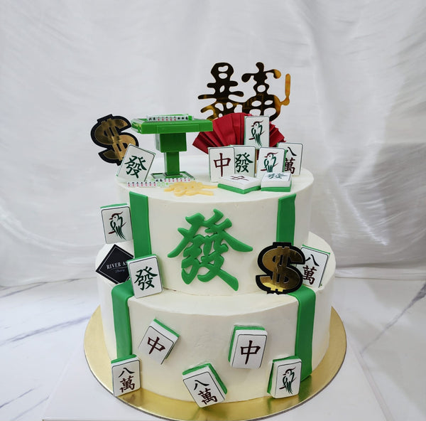 Mahjong Cake Longevity Cake SG - Mahjong huat/money pulling cake SG ...