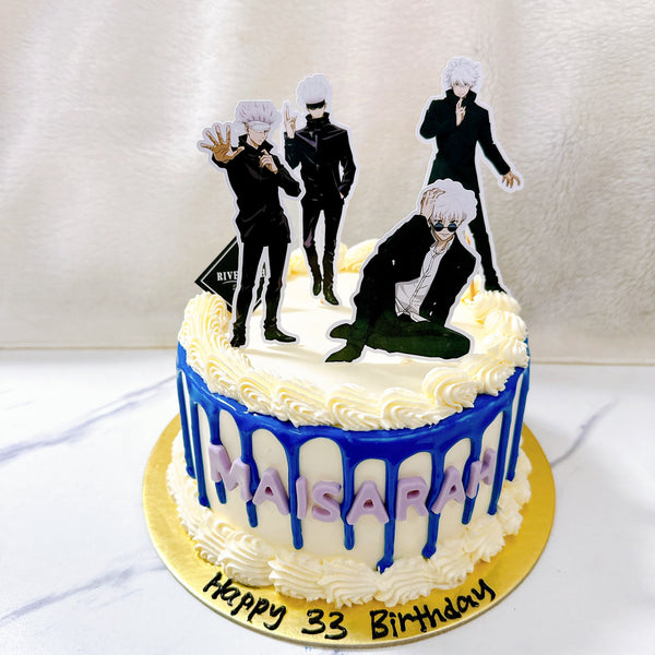 Gojo Satoru Birthday Cake SG - Satoru Gojo Cake Singapore - River Ash ...