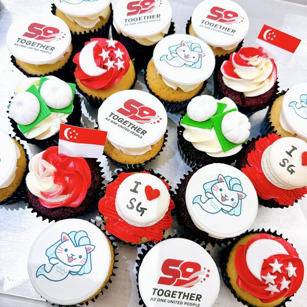 National day cake/cupcake Singapore-SG NDP celebration cake/cupcake ...