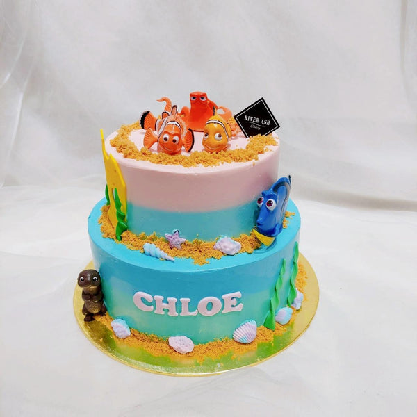 Finding Nimo/Finding Dori Cake Singapore - River Ash Bakery